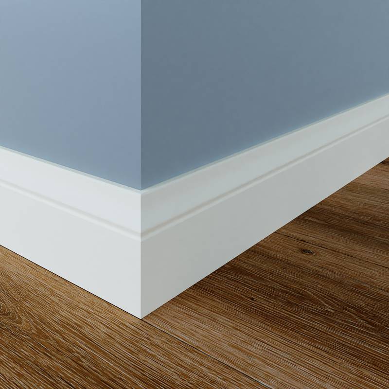 Gallische plint 18x90mm - Mdf vochtwerend | Plintenstunter.nl